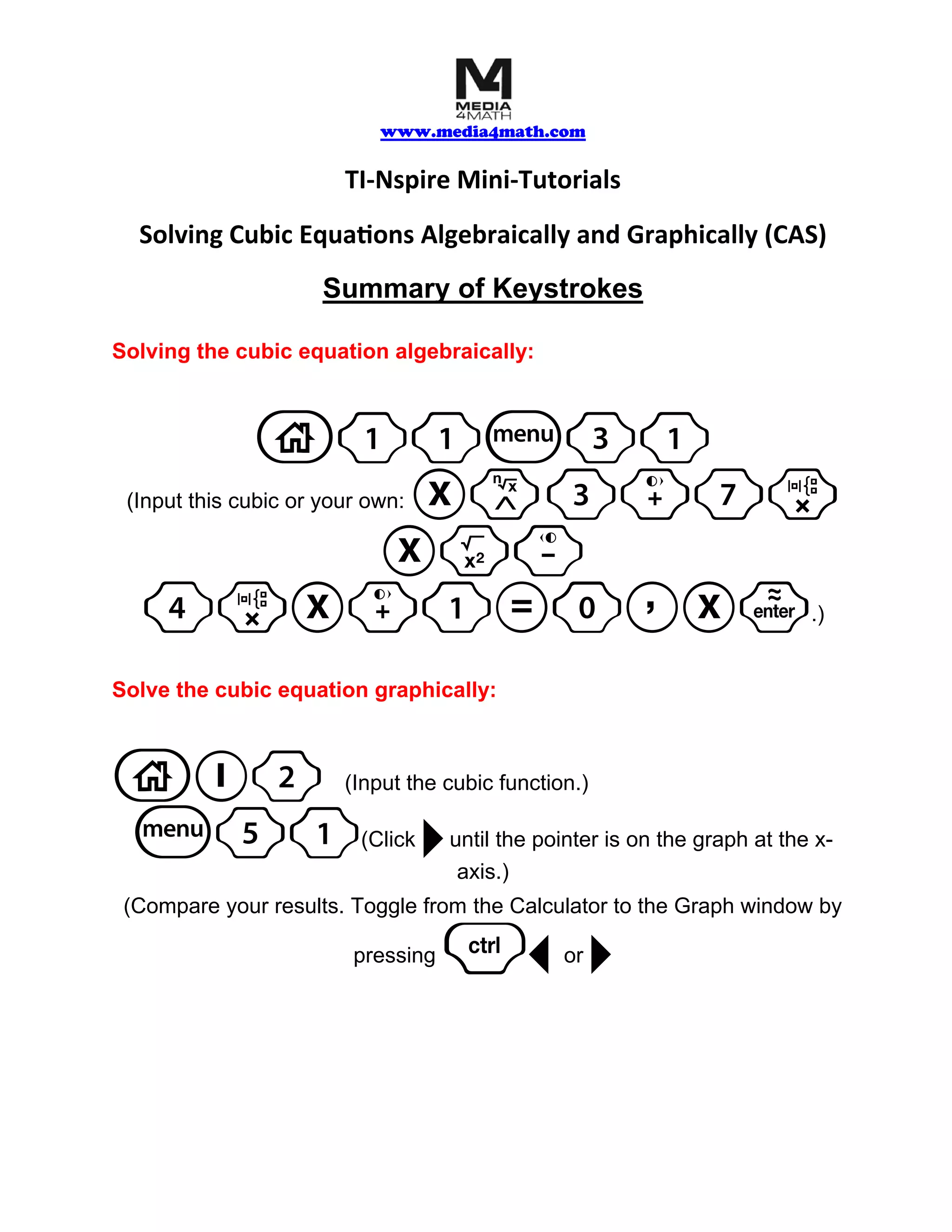 18. solving cubicequationscastouchpad | PDF