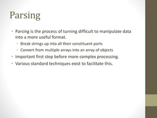 CPP18 - String Parsing | PPTX
