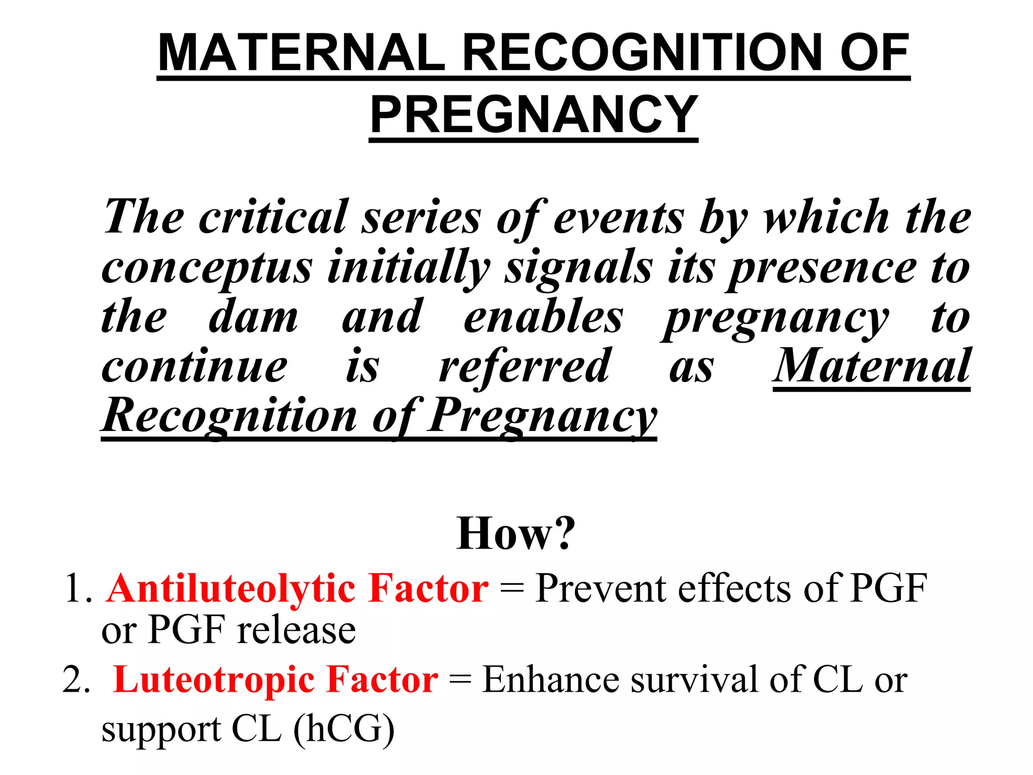 18 ther 608 maternal recognition of pregnancy | PPT