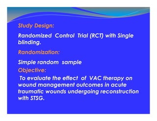 Vacuum assisted closure conference presentation | PPT