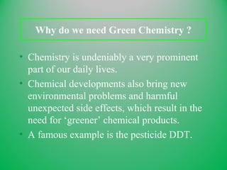 green chemistry | PPT