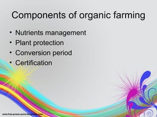 organic farming | PPT