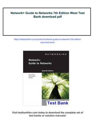 Network+ Guide to Networks 7th Edition West Test Bank | PDF