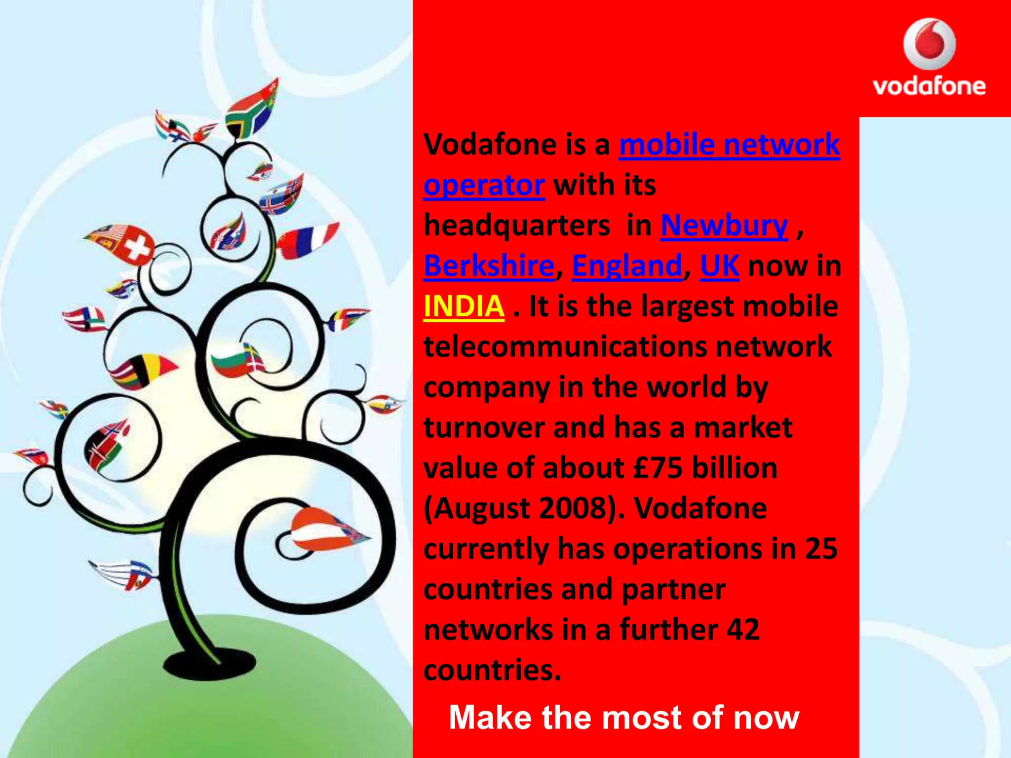 Vodafone Company Presentation | PPTX