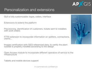 APX GIS optical distribution network inventory platform | PDF