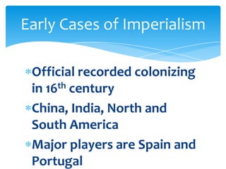 Power Point Presentation for Imperialism | PPTX