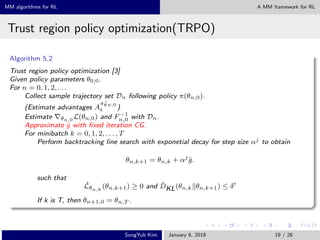 MM framework for RL | PDF