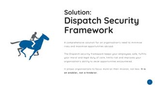 Dispatch security risk management | PDF