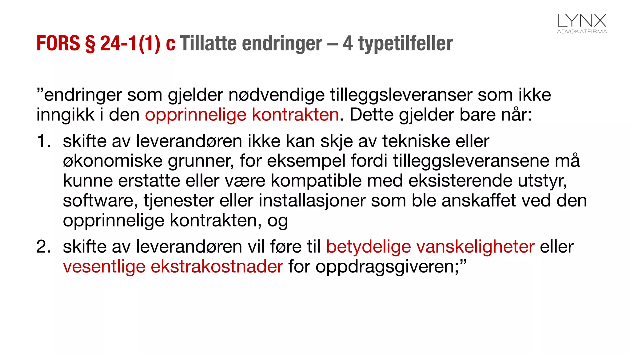 Endringer i kontraktsperioden | PDF