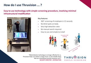 Thruvision: Effective retail loss prevention solution | PPT