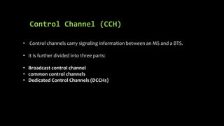 GSM Channels | PPTX