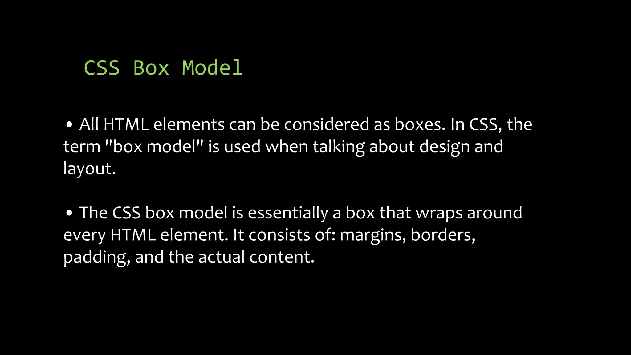 CSS: Box Model | PPT