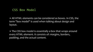 CSS: Box Model | PPT