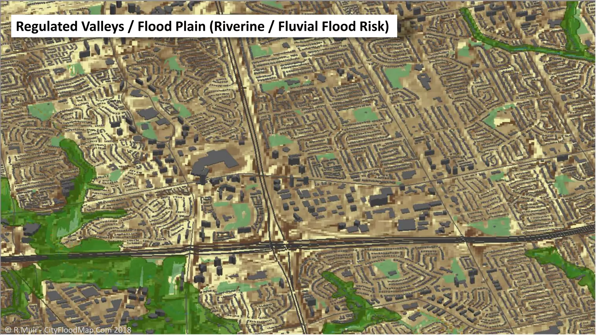 Toronto Overland Flow & Basement Flooding – ArcScene 3D Visualization ...
