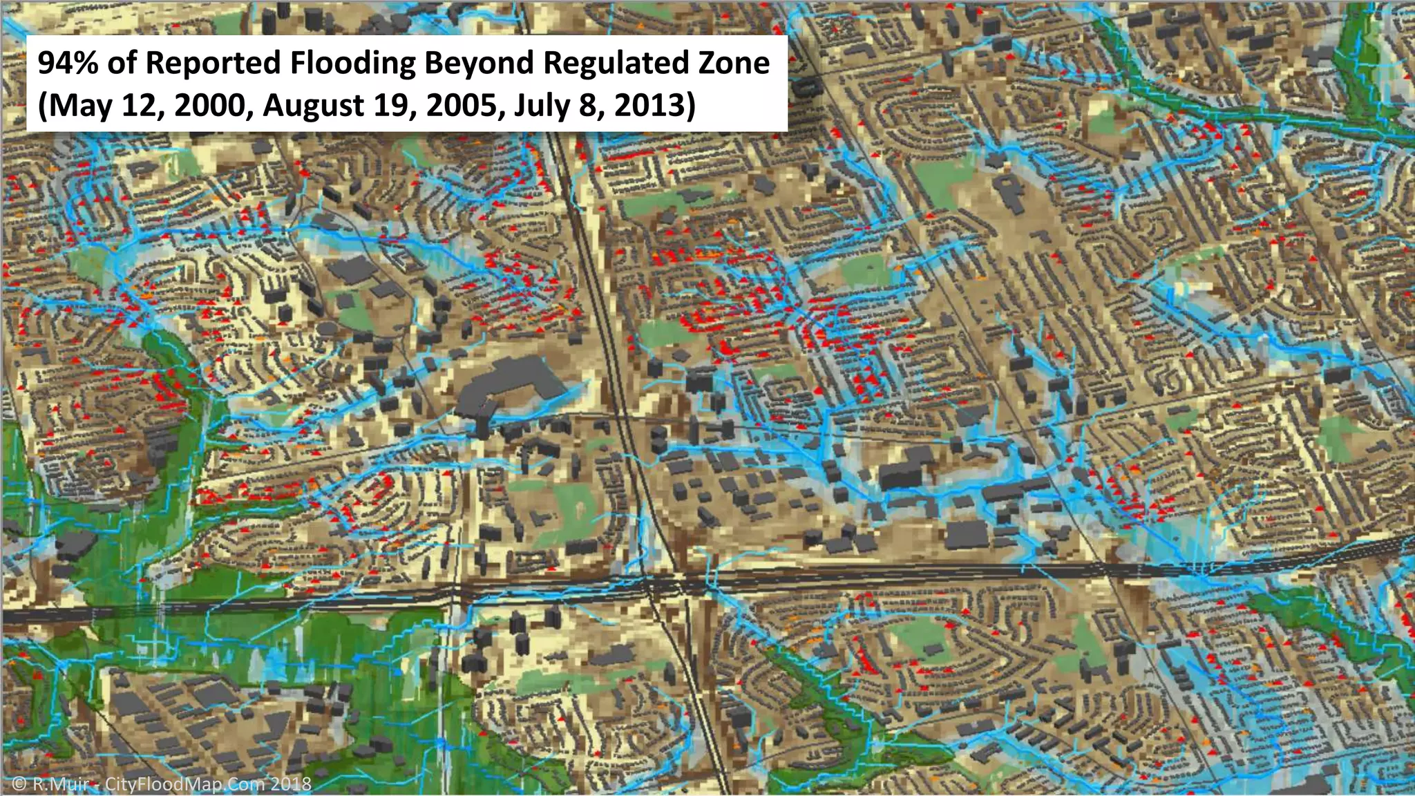 Toronto Overland Flow & Basement Flooding – ArcScene 3D Visualization ...