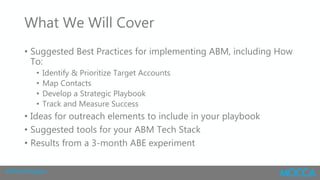Marketing Operations: An Insider's Story of Implementing ABM ...