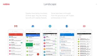 Robin overview deck: Mobile-first email | PPT