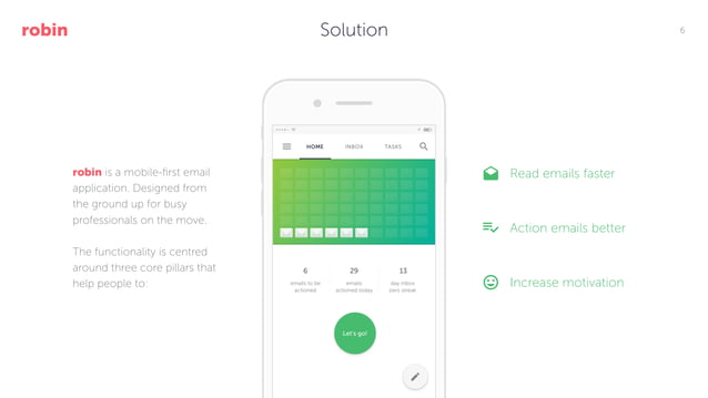 Robin overview deck: Mobile-first email | PPT