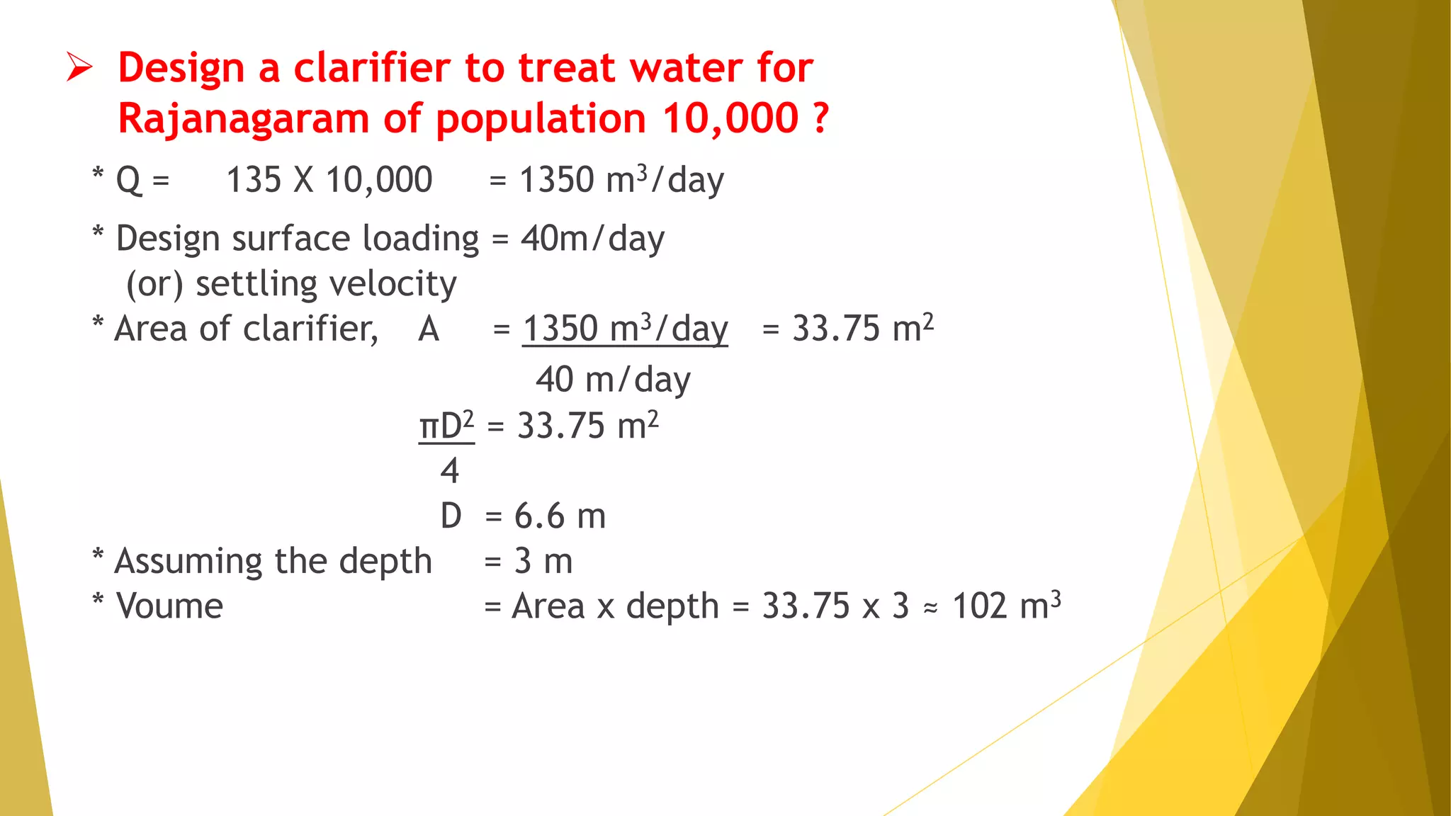 CLARIFIERS and its types, working of clarifier | PPTX