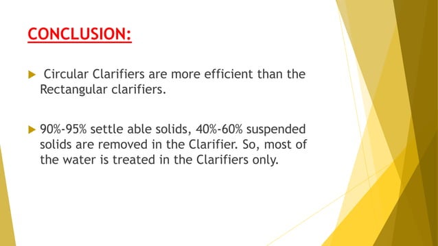 CLARIFIERS and its types, working of clarifier | PPTX
