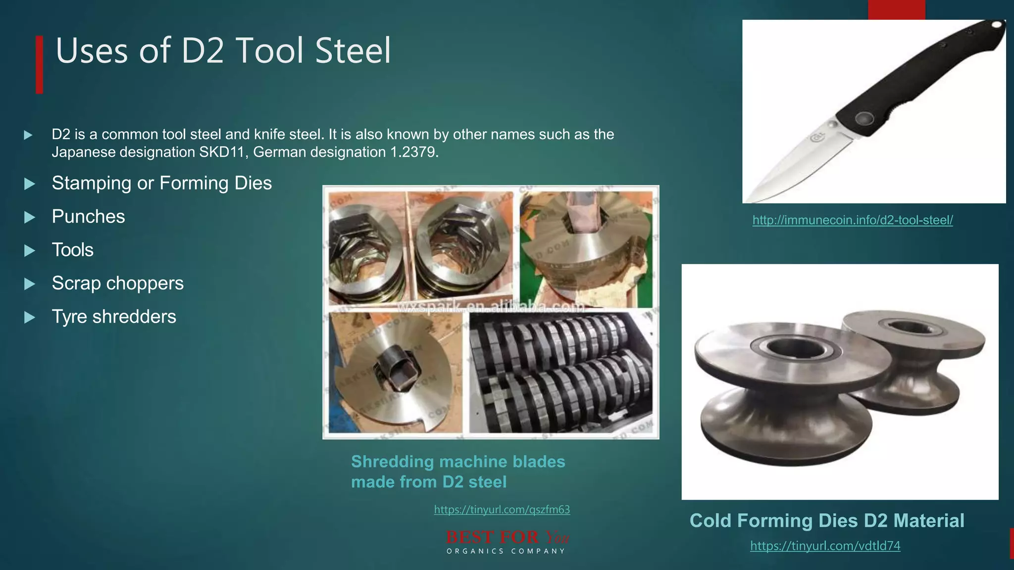 D2 Tool Steel | PPTX | Woodworking | Arts and Crafts