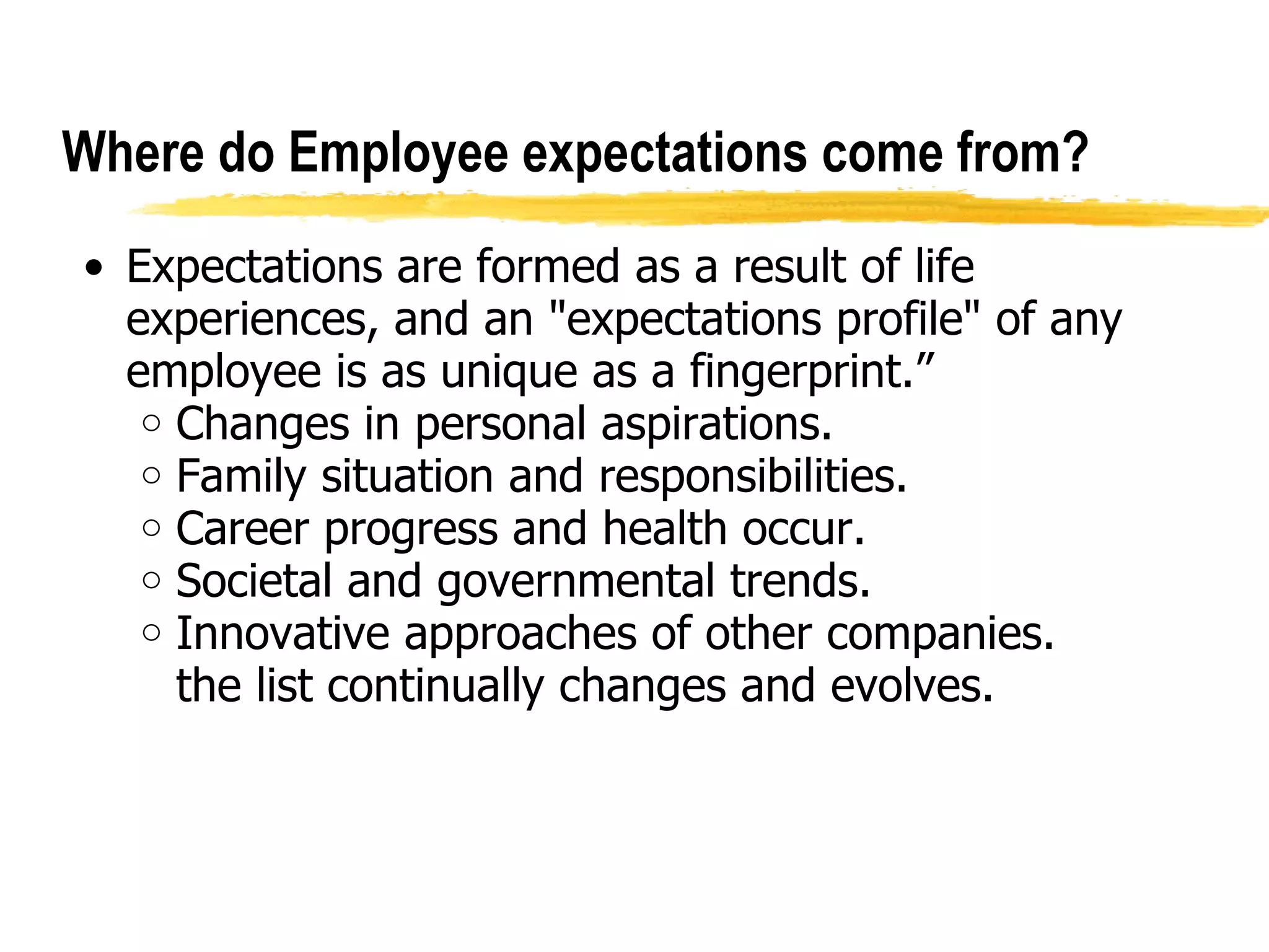 EmployeeExpectation | PPT