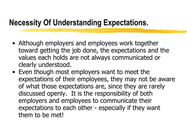 EmployeeExpectation | PPT
