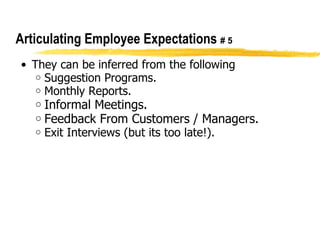 EmployeeExpectation | PPT