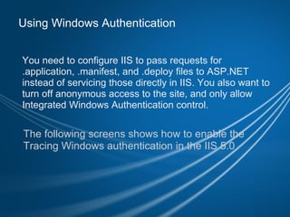 ClickOnce Deployment Seminar | PPT