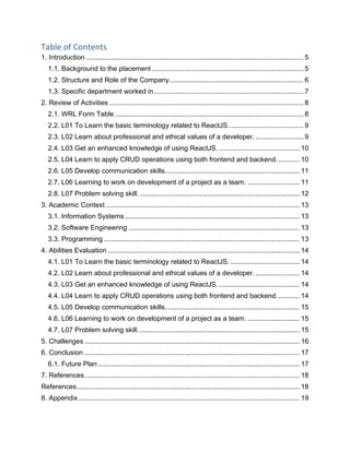 Work related learning | PDF