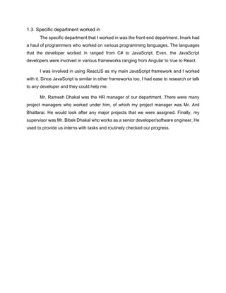 Work related learning | PDF