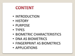 biometrics-ppt. | PPTX | Genetics | Science