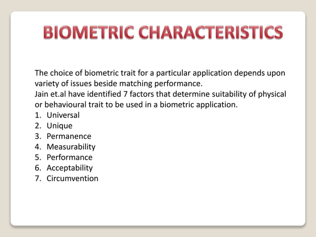 biometrics-ppt. | PPT