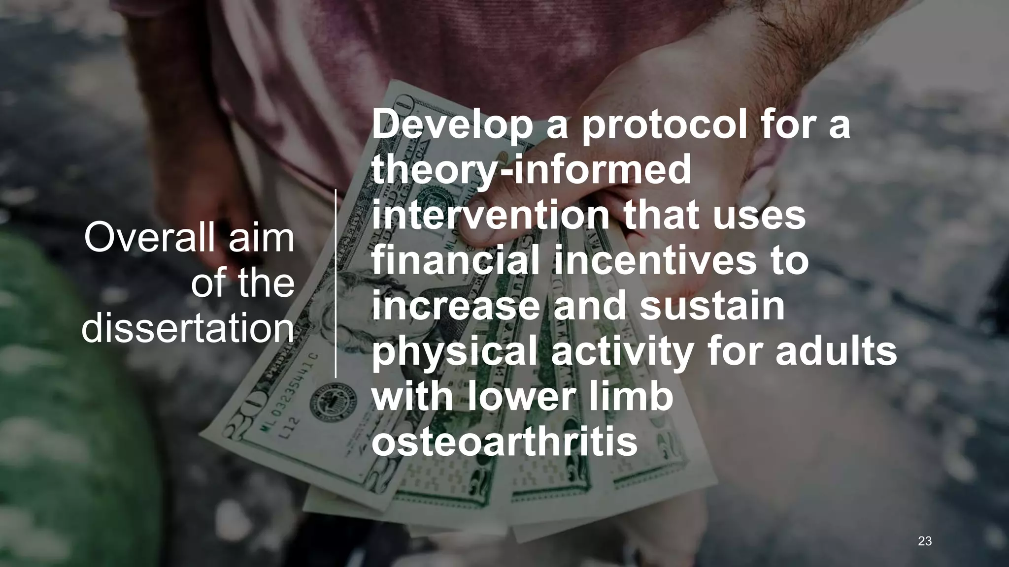 Using financial incentives to increase and sustain physical activity ...