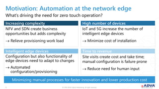 Automated and secure service activation at the network edge with zero ...
