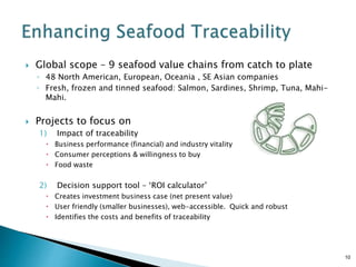 Mr. Brian Sterling - Seafood Traceability & Transparency: What best ...