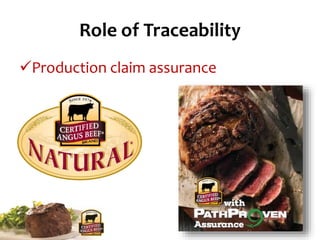 Mr. Mark McCully - The Role of Traceability in Branded Beef | PPT