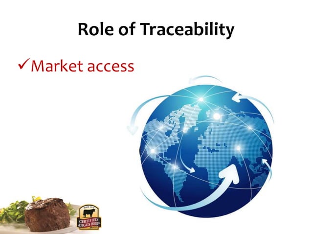 Mr. Mark McCully - The Role of Traceability in Branded Beef | PPT