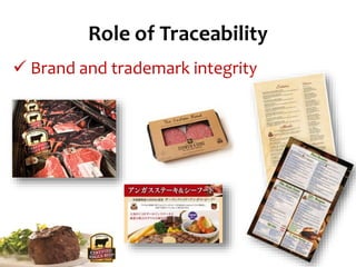 Mr. Mark McCully - The Role of Traceability in Branded Beef | PPT