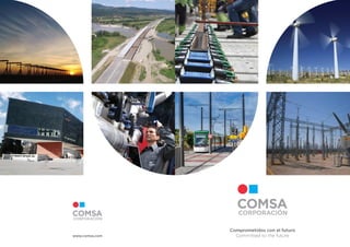 Díptico de COMSA Corporación / Brochure of COMSA Corporación | PDF