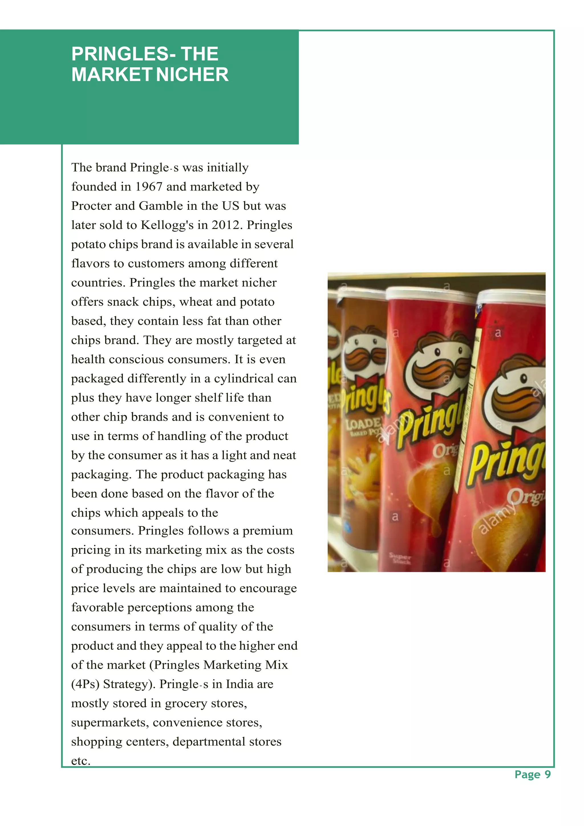 Marketing Strategy in the Indian Potato chips market | PDF