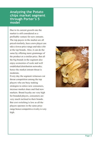 Marketing Strategy in the Indian Potato chips market | PDF