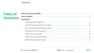 BAND App - Group Communication App for Leaders | PDF