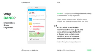 BAND App - Group Communication App for Leaders | PDF