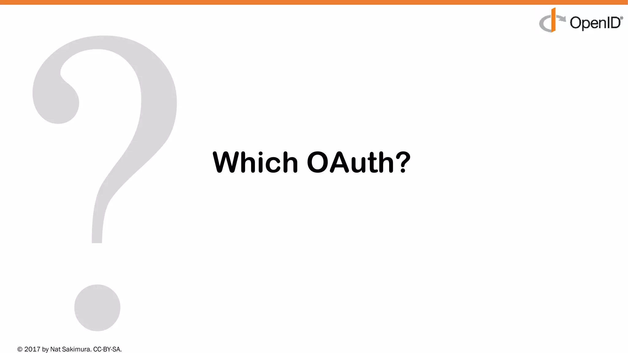 OpenID Foundation Workshop at EIC 2018 - Introduction to the FAPI Read & Write OAuth Profile | PPT