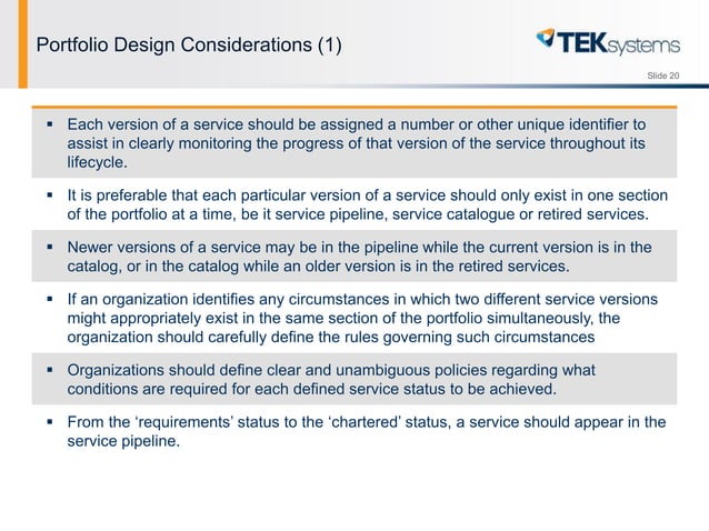 Service Portfolio - Preparing for the Future of your Organization | PDF
