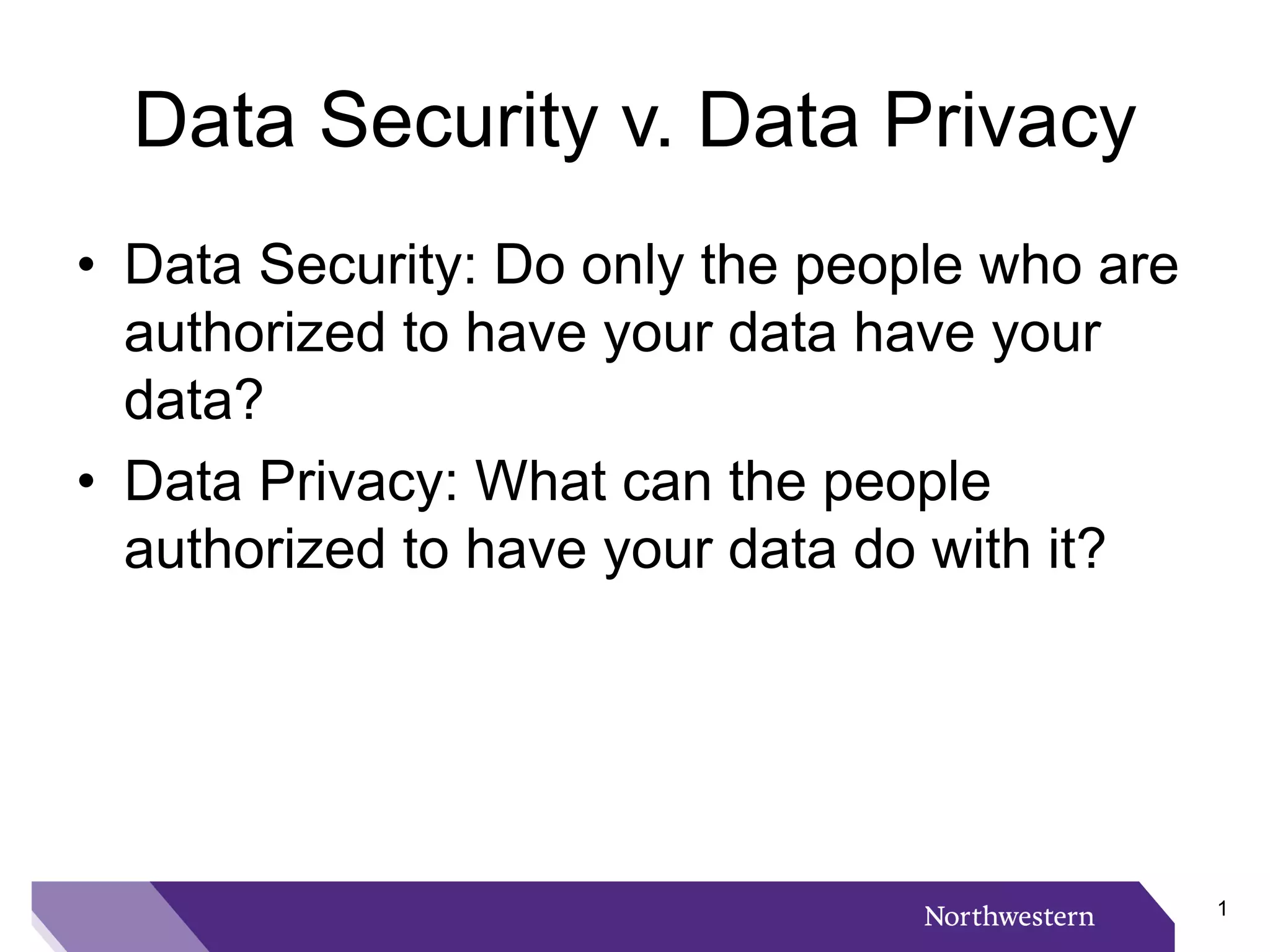 Cybersecurity and Data Privacy | PDF
