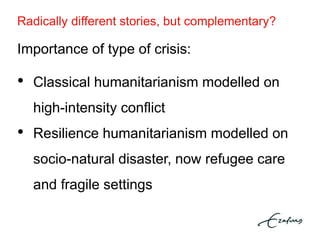 Beyond the traditional humanitarian aid model | PPTX