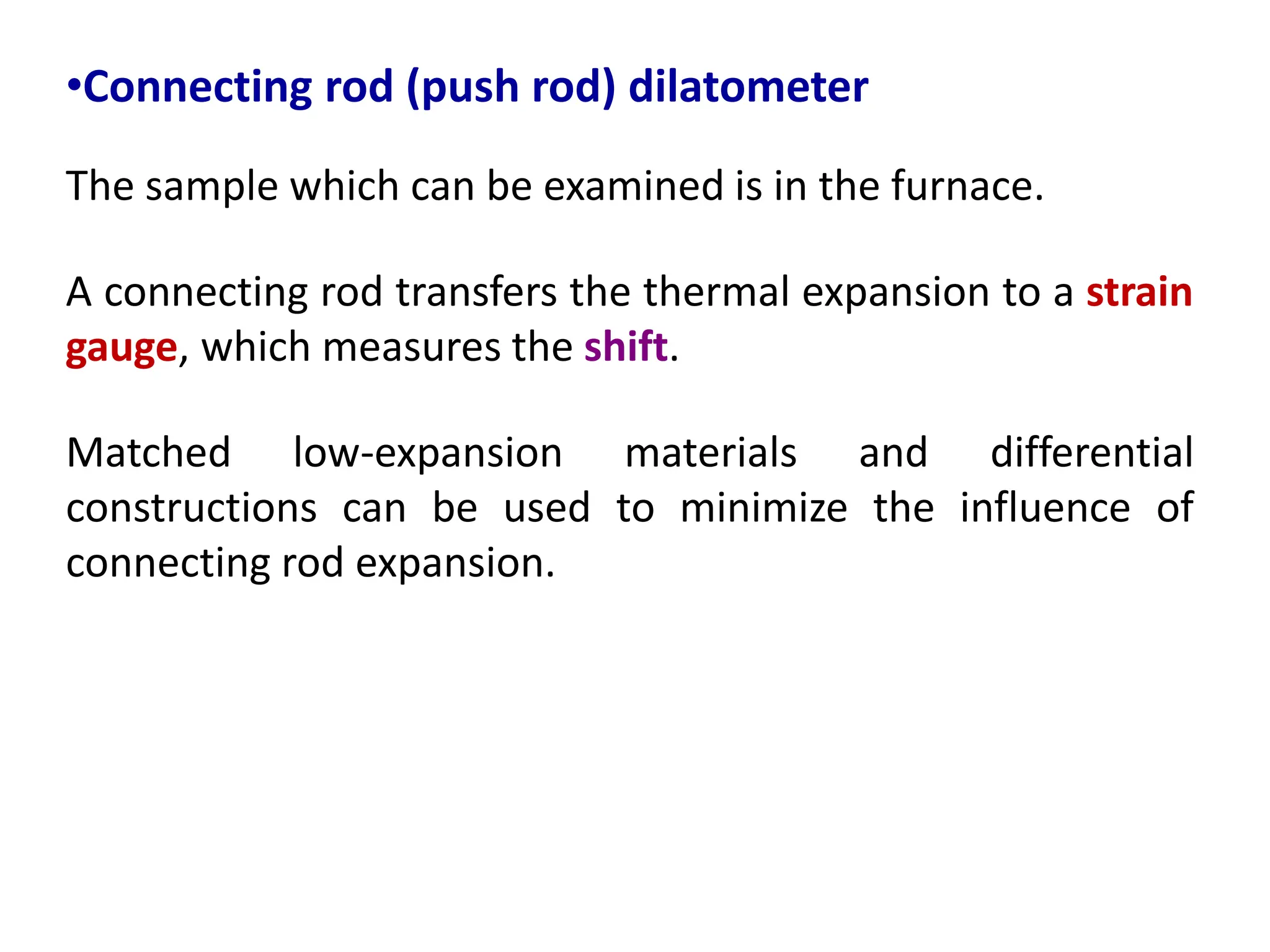 Dilatometer for measurement of materials | PPT