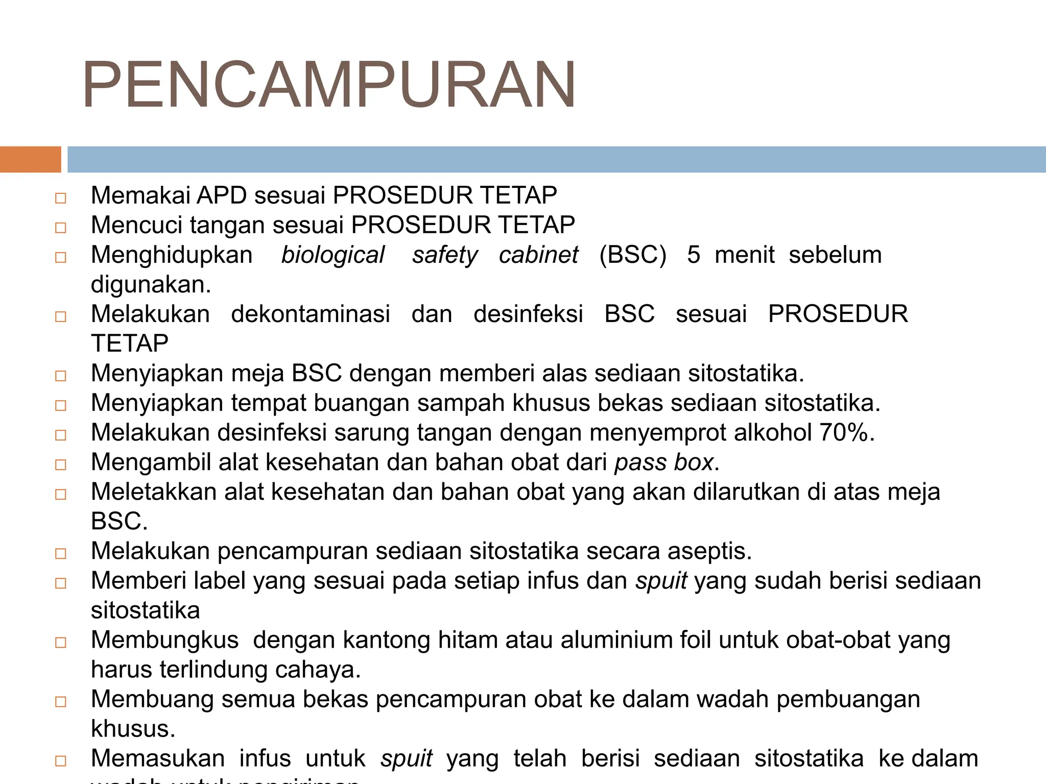 Pengantar sitostatika mata kuliah pengantar sitostatika.ppt